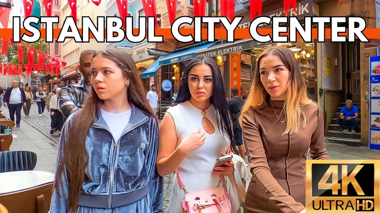 ISTANBUL TÜRKİYE(TURKEY) CITY CENTER 4K WALKING TOUR | ISTIKLAL STREET ...