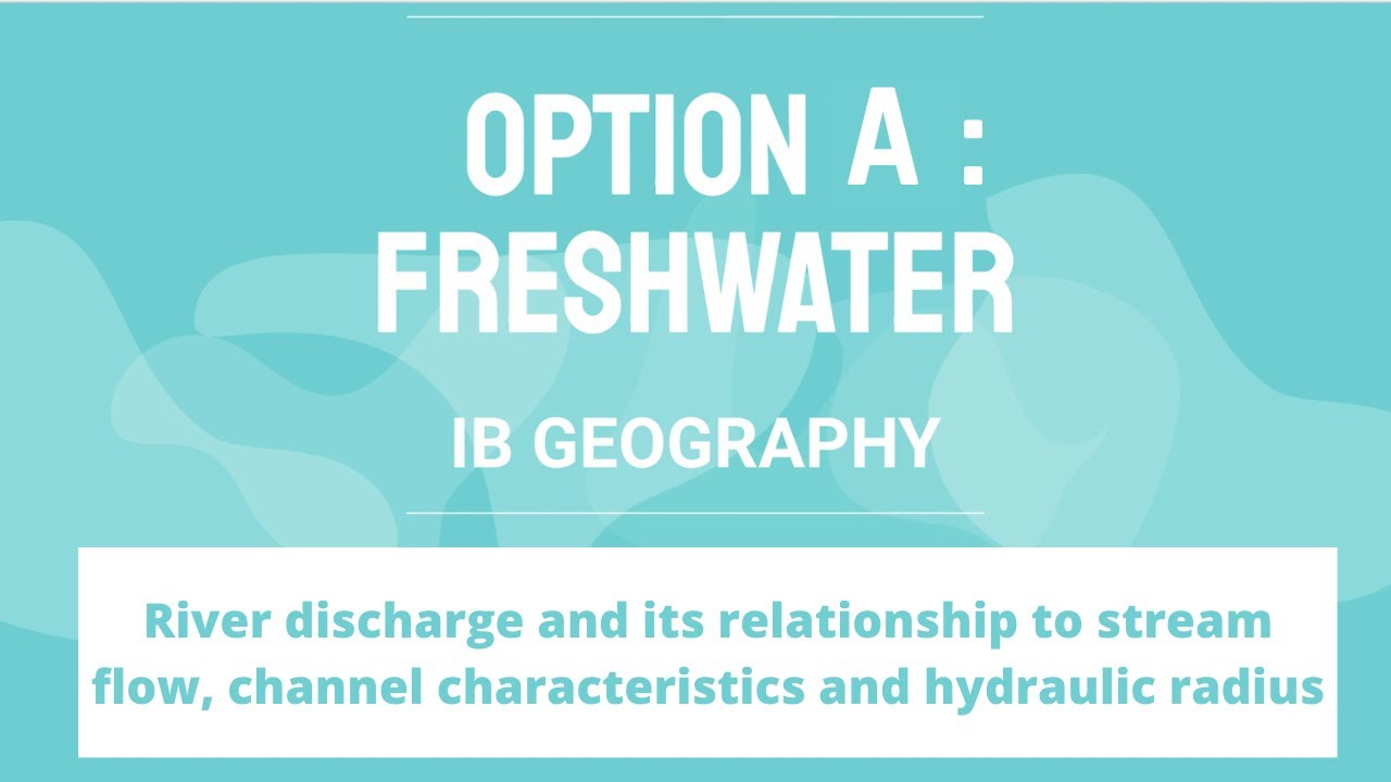 IB Geography: River Discharge & its relationships - YouTube