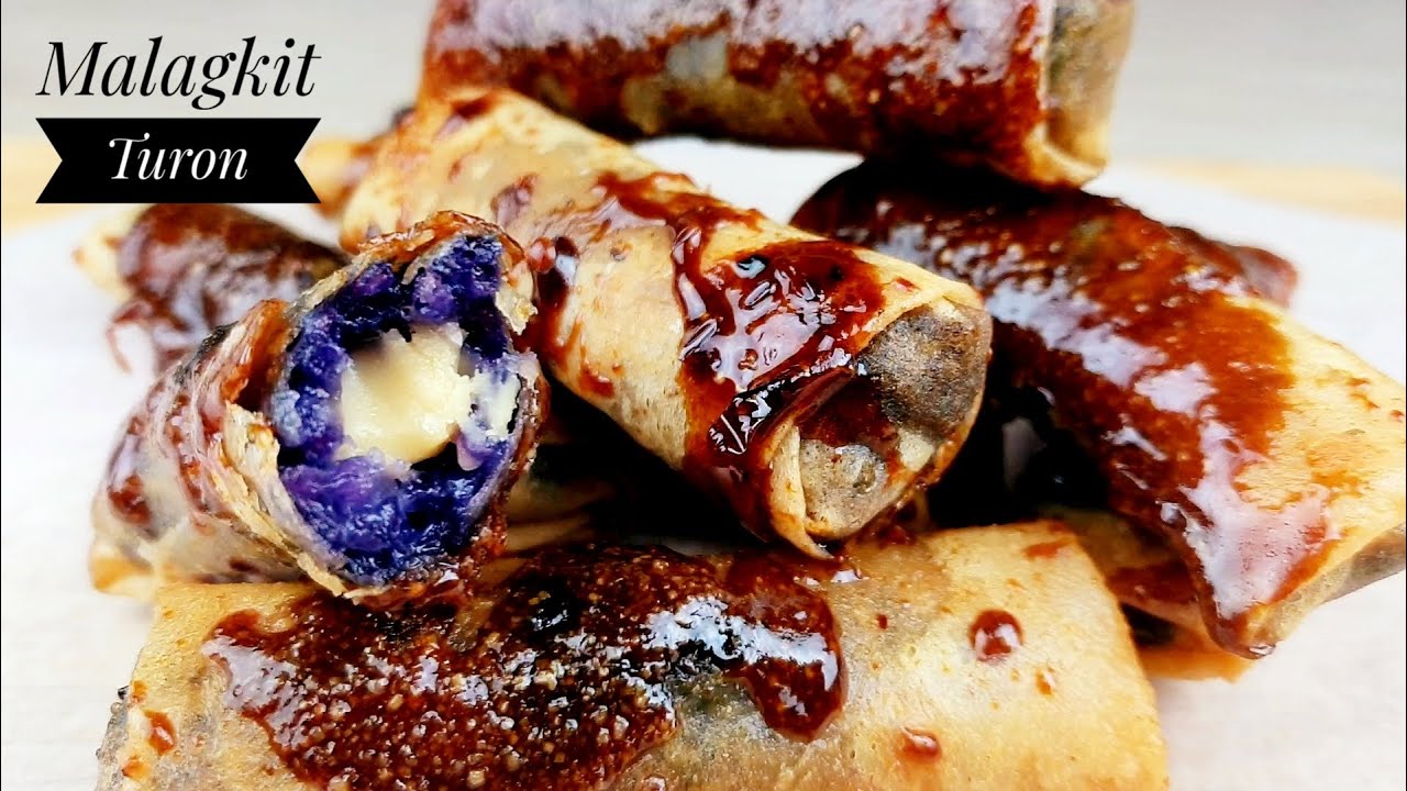 Malagkit na Turon UBE CHEESE (PANG NEGOSYO recipe) - YouTube