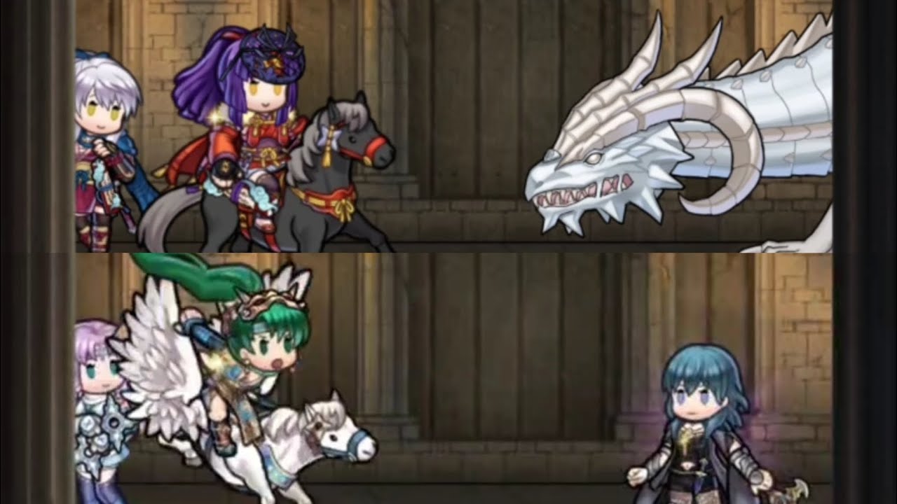 Bound Hero Battle - Rhea & Byleth Infernal 1 turn clear - Fire Emblem ...