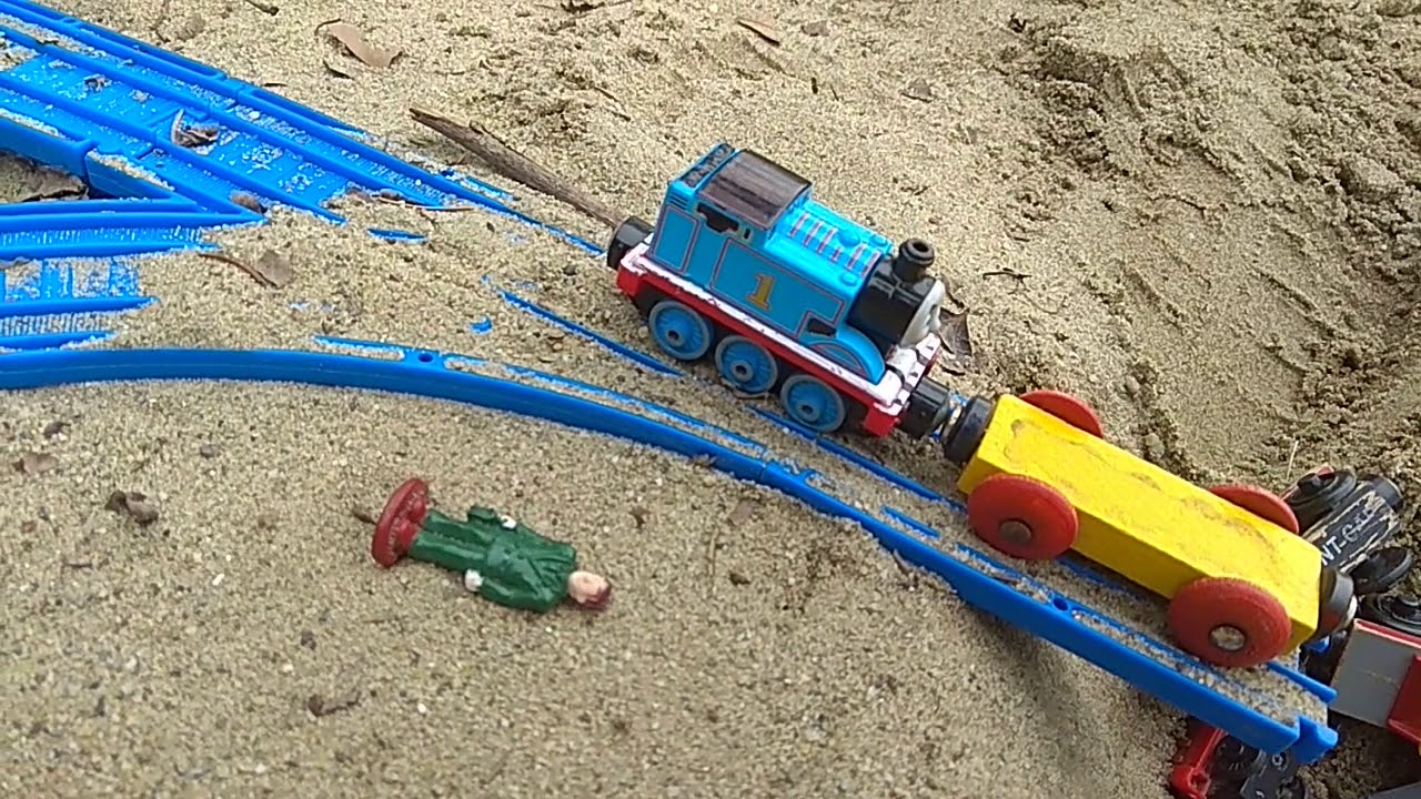 Sodor's Legend Of The Lost Treasure Thomas falls into The cavern - YouTube