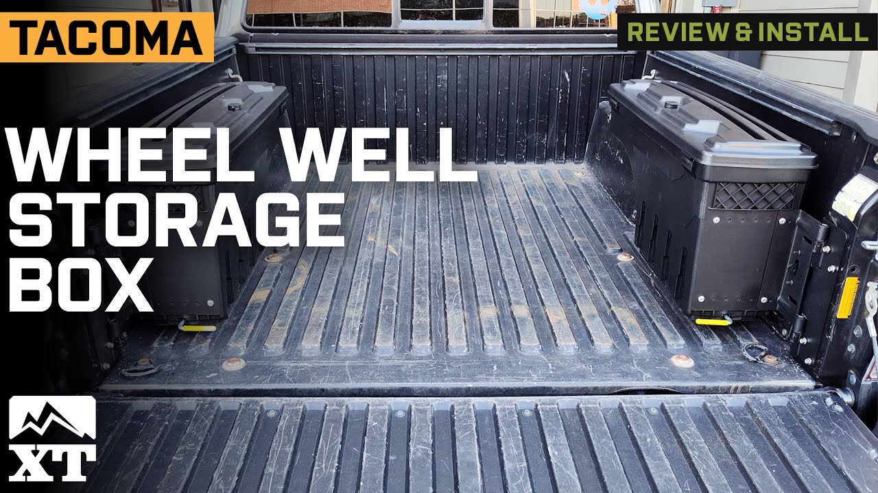 2005-2023 Tacoma Wheel Well Storage Box Review & Install - YouTube