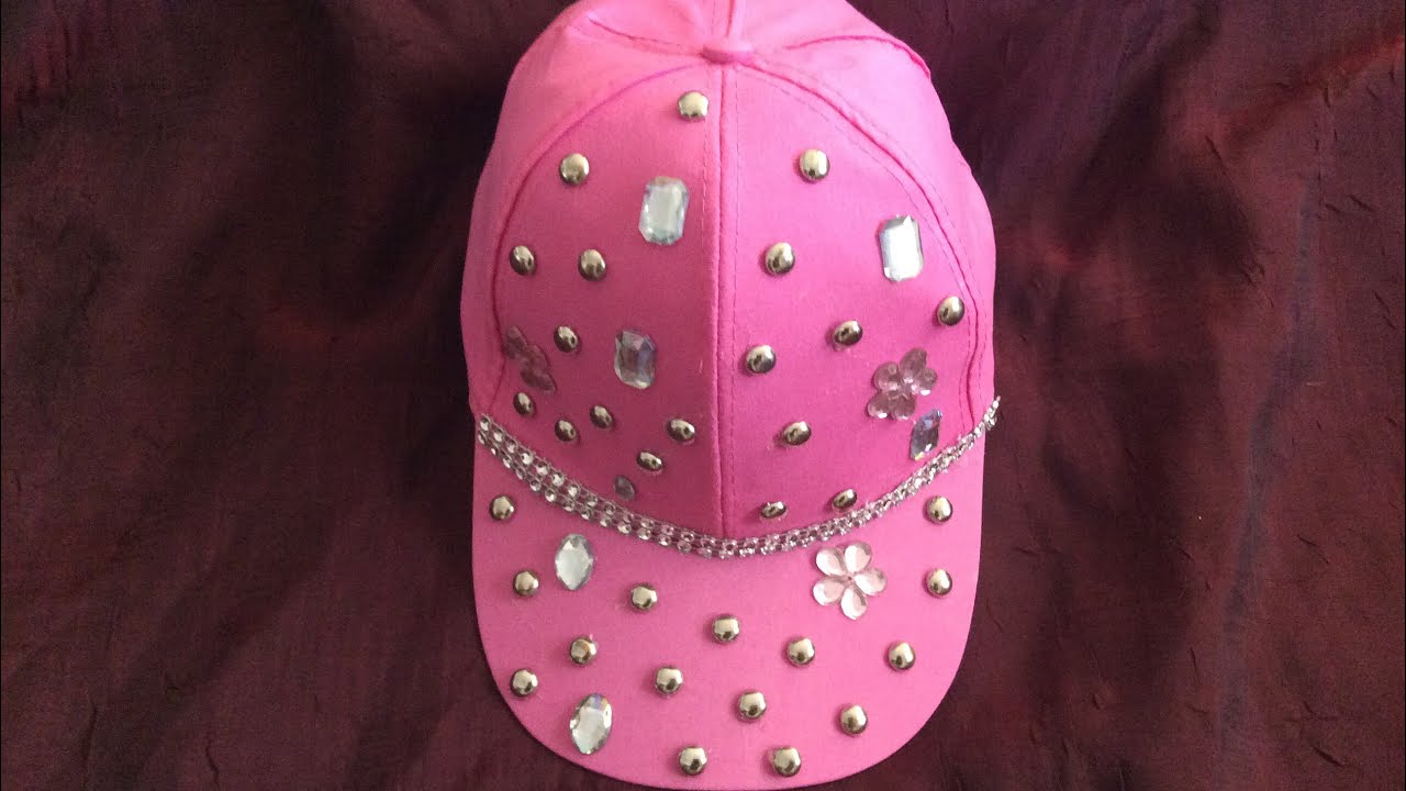 como decorar una gorra (cachucha) que costo un dolar (muy linda) muy ...