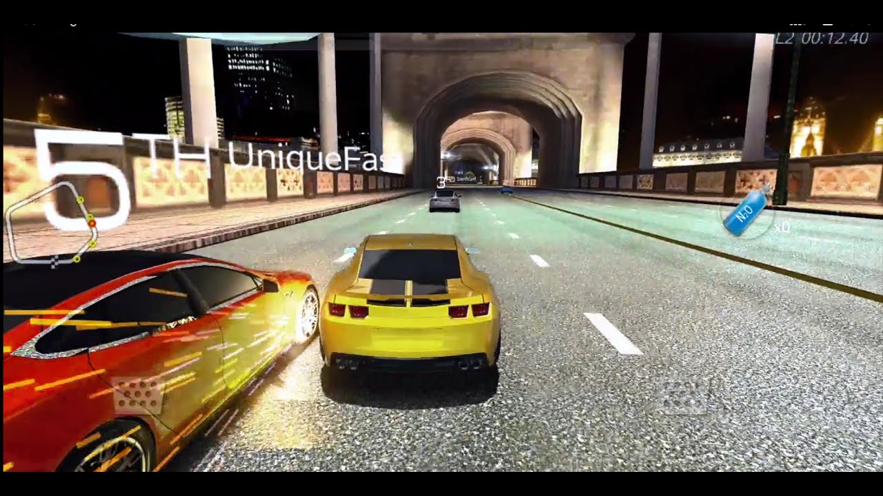 City racing car crazy | super fast car in city - YouTube