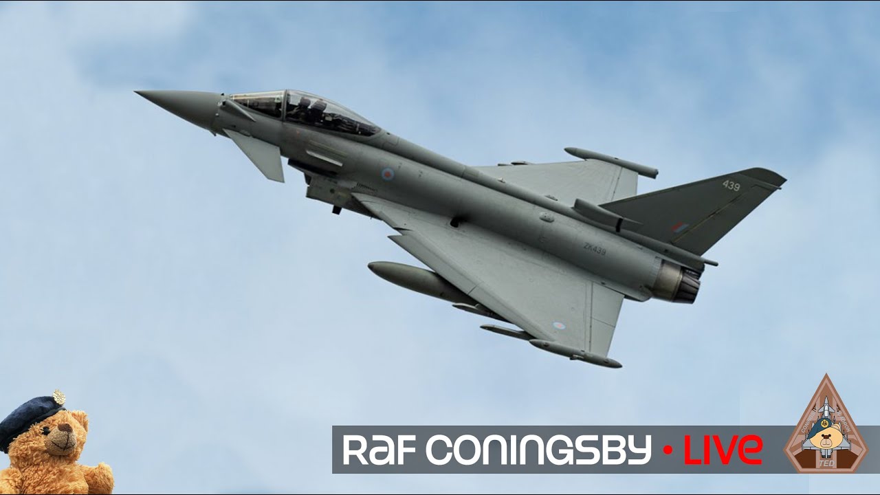 LIVE EUROFIGHTER TYPHOON FGR4 ACTION BOMBER COUNTY • QRA STATION RAF ...