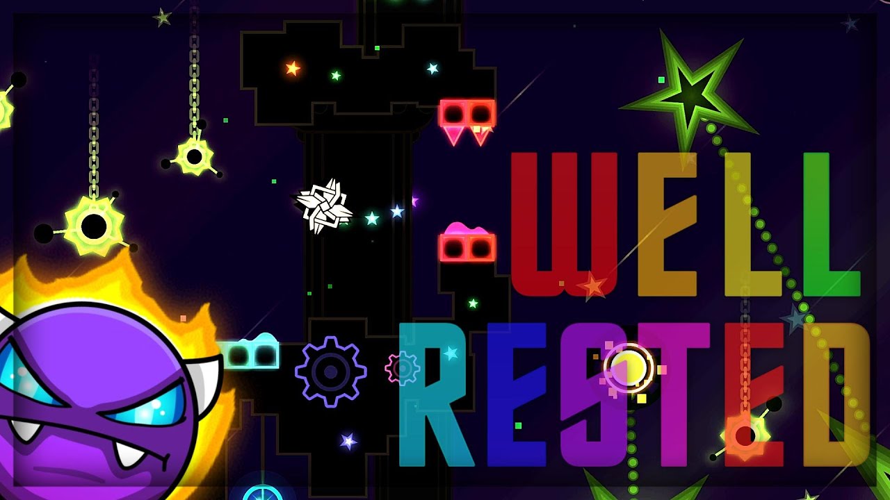 Well Rested by Cometface [XXL Medium Demon] - Geometry Dash 2.2 - YouTube
