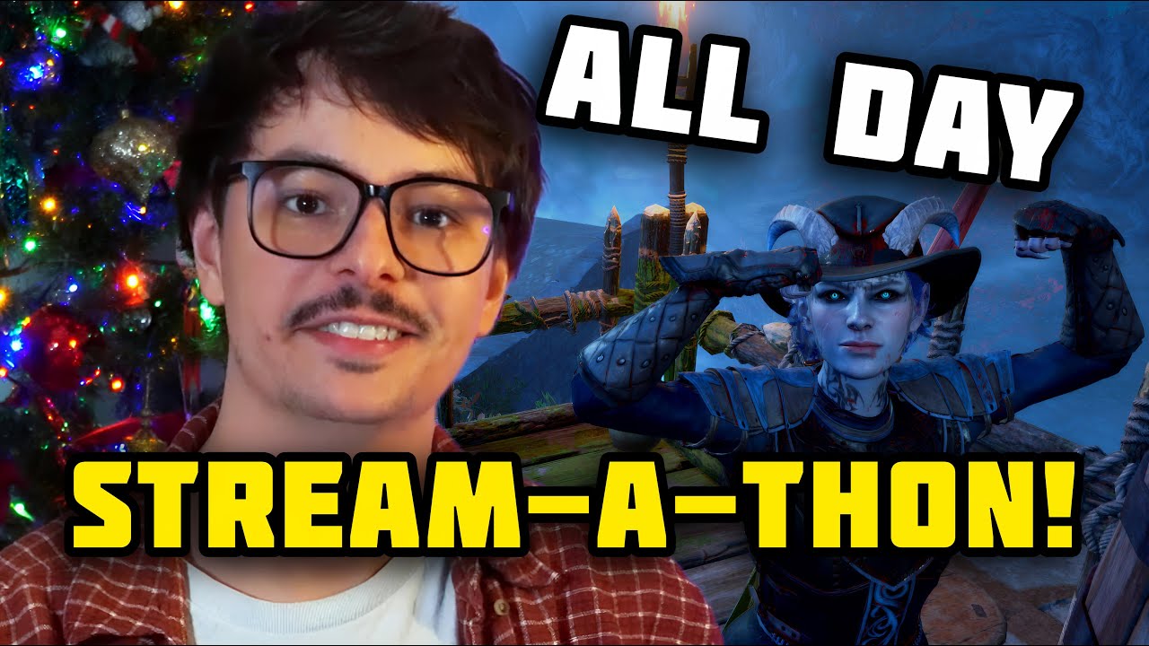 WE'RE BACK with an ALL DAY Stream-a-thon! (Jake Weddle Plays BG3 + More ...