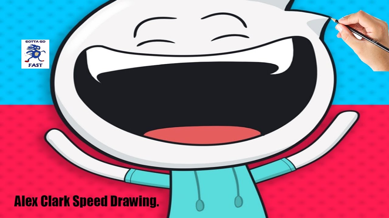 Quick speed draw of its alex clark - YouTube