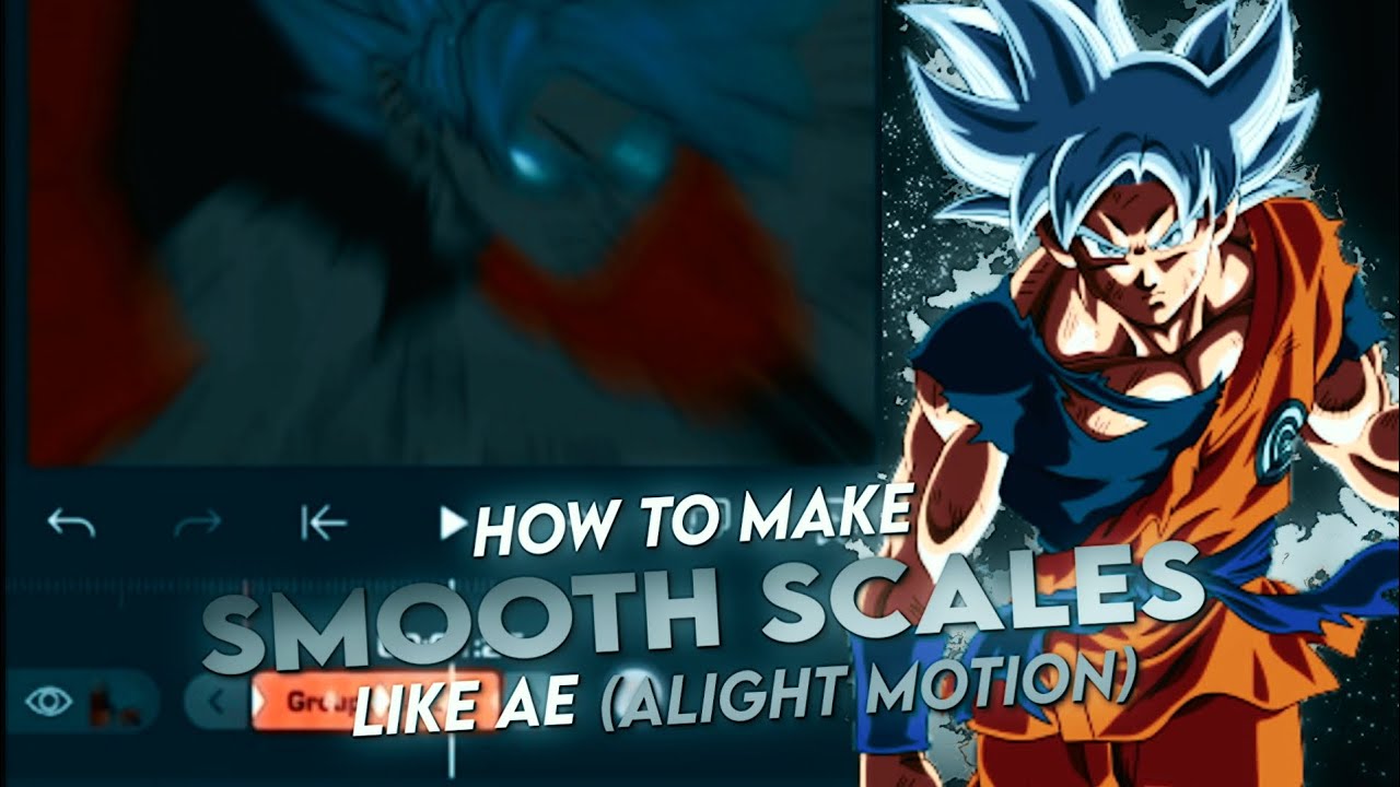 How to make smooth scales like after effect in alight motion - YouTube