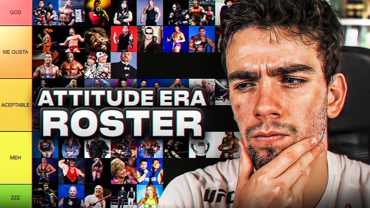 TIER LIST del ROSTER de ATTITUDE ERA WWE - YouTube