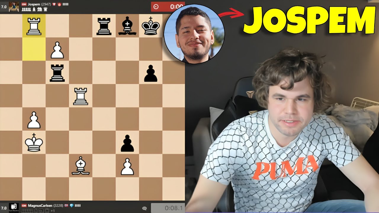 Magnus crushing Jospem without any excuses!! #chessgames - YouTube