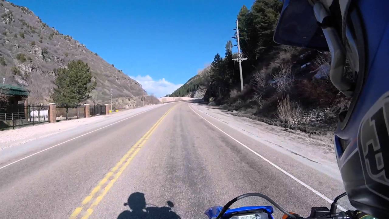 Motorcycle Ogden Canyon, Utah, March 26, 2016 Complete - YouTube