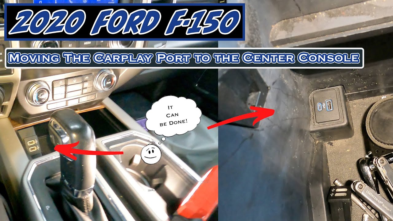 2020 Ford F150 Infotainment Module Relocation for Apple/Android Car ...