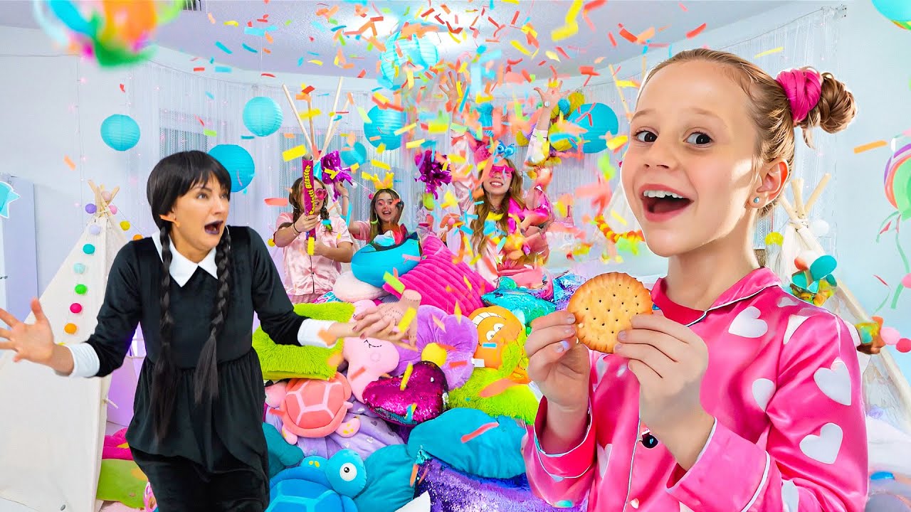 Nastya and friends Survive Strict Babysitter Challenge - YouTube