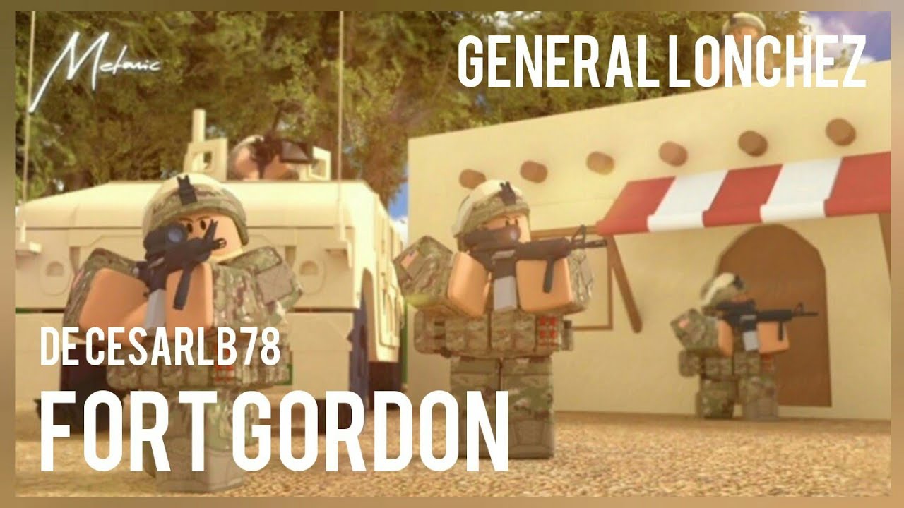 [ROBLOX] Fort Gordon U.S. Army | Un primer vistazo a la base militar ...