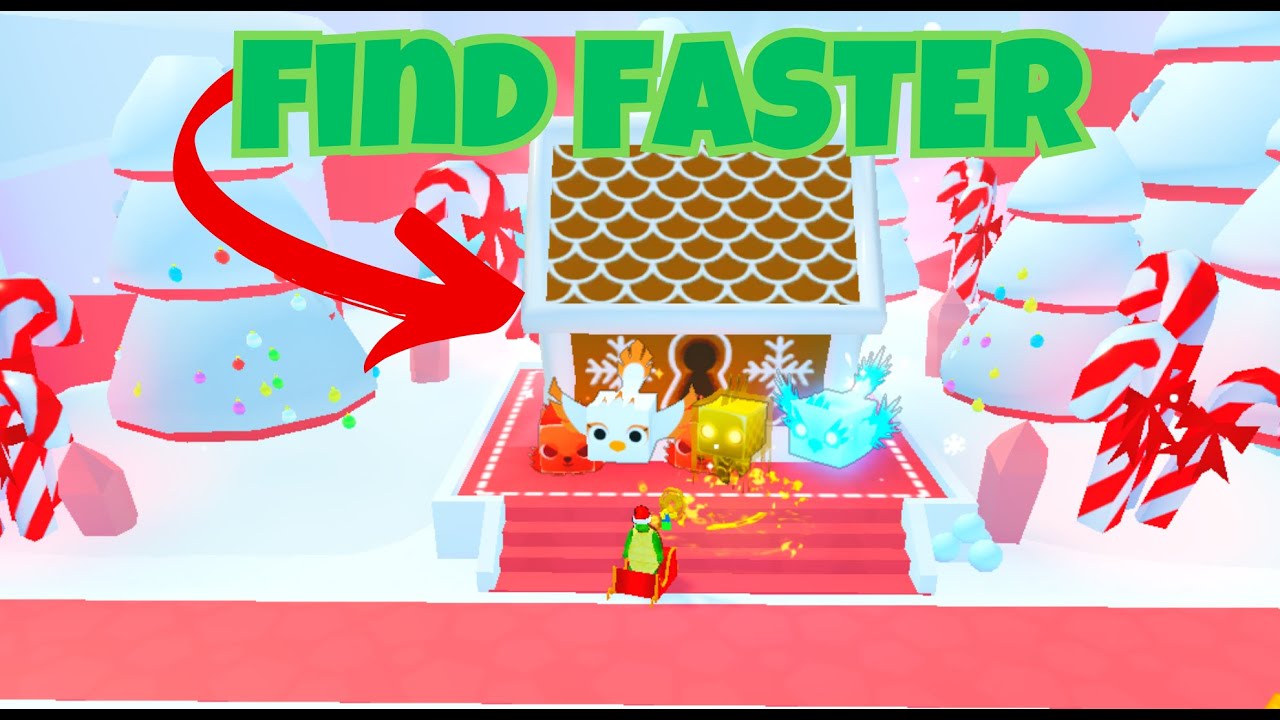 How to find gingerbread chest faster in pet simulator99 (Roblox) - YouTube