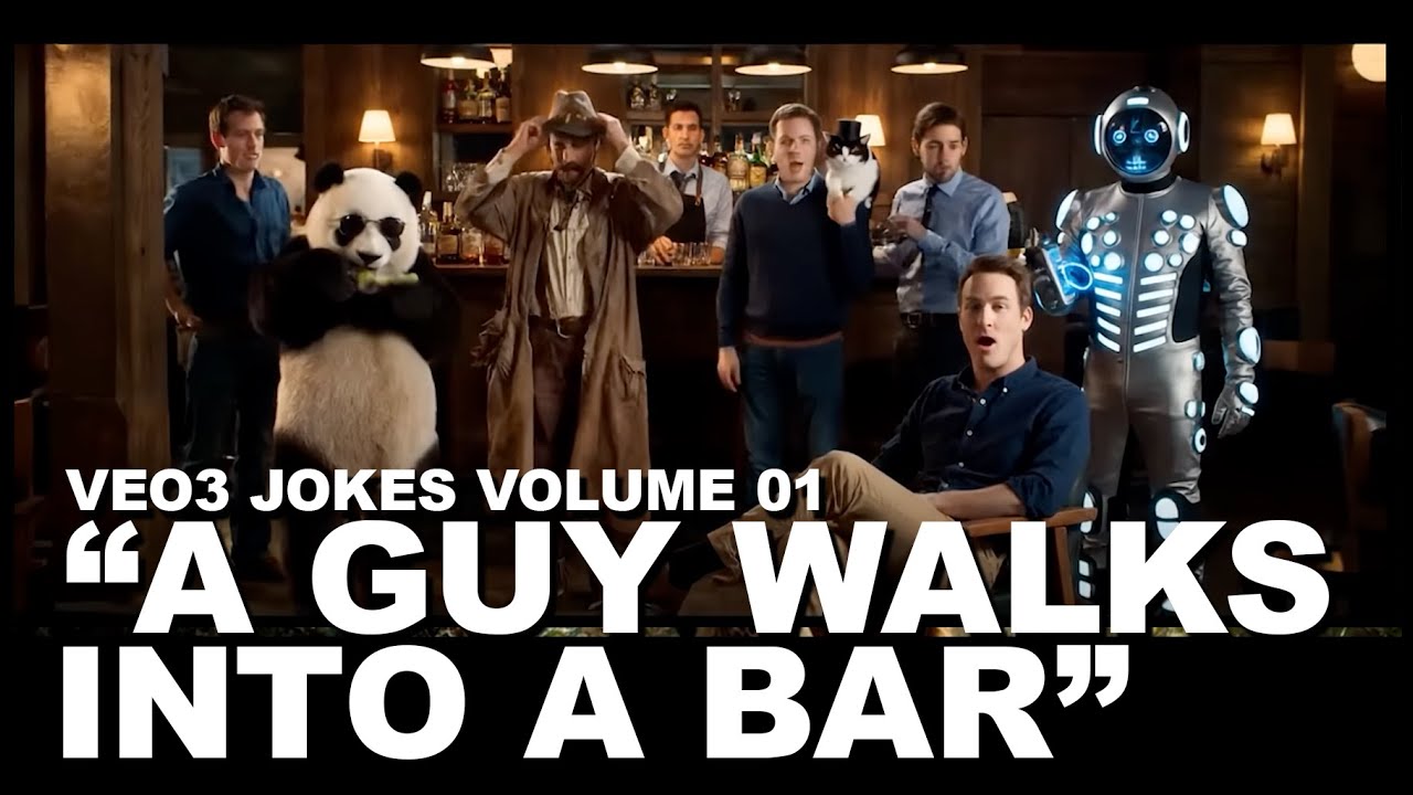 🔥 “A Guy Walks Into a Bar” Jokes Volume 1 Made with Google Veo3 - YouTube