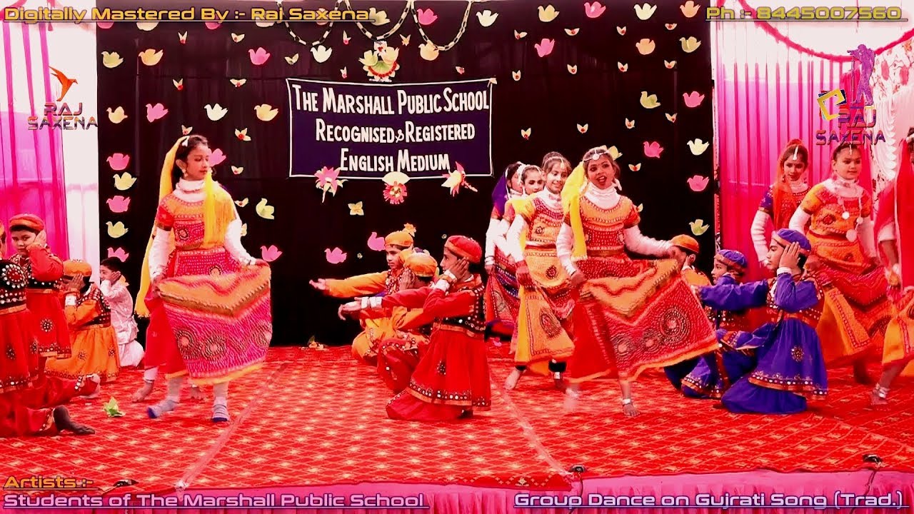 Gujrati Group Dance By Marshall Students Digitally Mastered By Raj ...