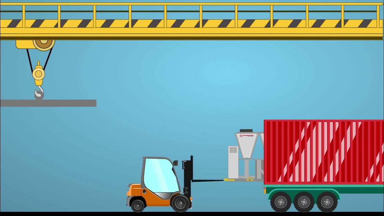 BIG CHILLERS: CONTAINER LOADING AND UNLOADING DEMO. - YouTube