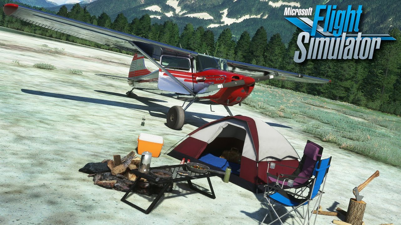 Custom Scenery ANYWHERE you want! - //42's Camp Out! - MSFS - YouTube