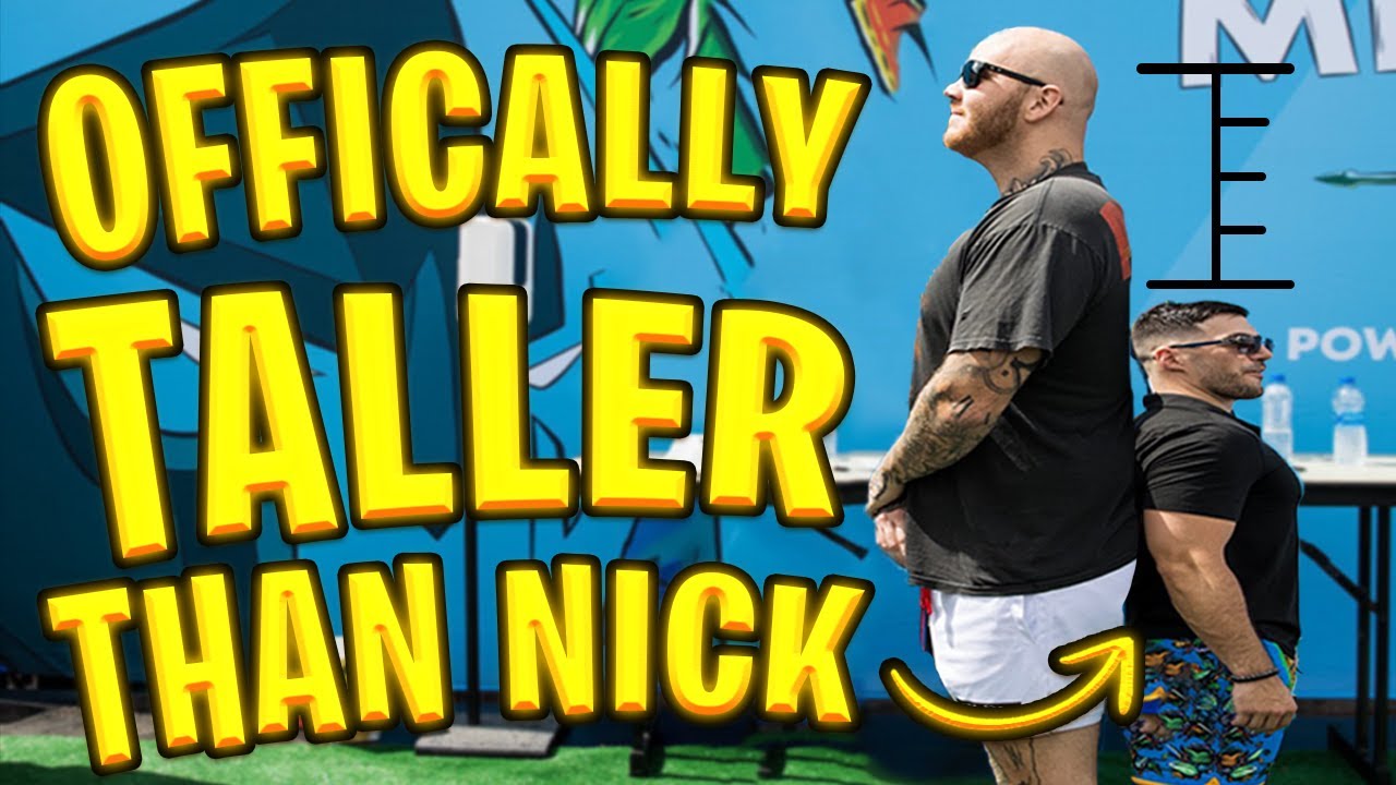 TIMTHETATMAN IS OFFICALLLY TALLER THAN NICKMERCS - YouTube