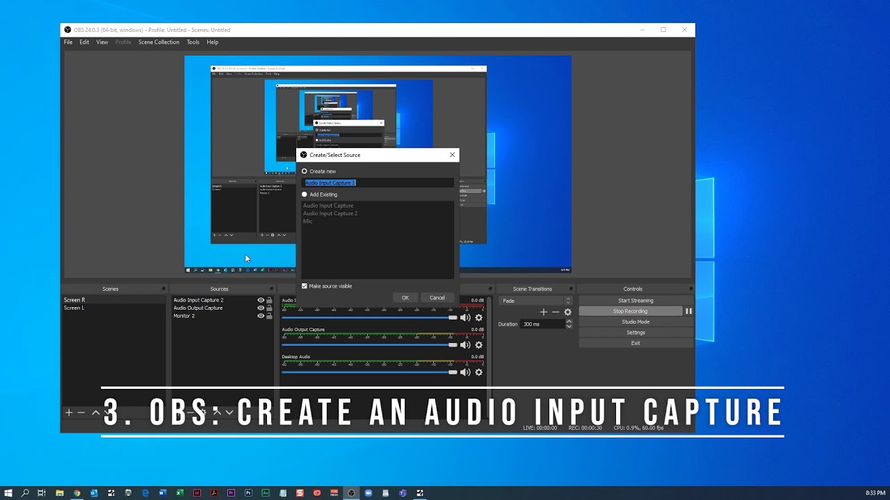 OBS and Studio One with PreSonus Loopback interface - YouTube