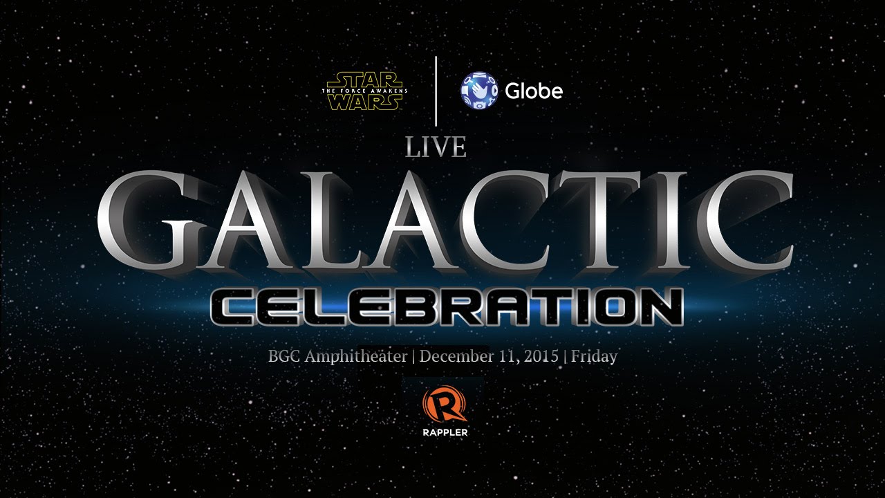 LIVE: Globe-Star Wars Galactic Celebration - YouTube