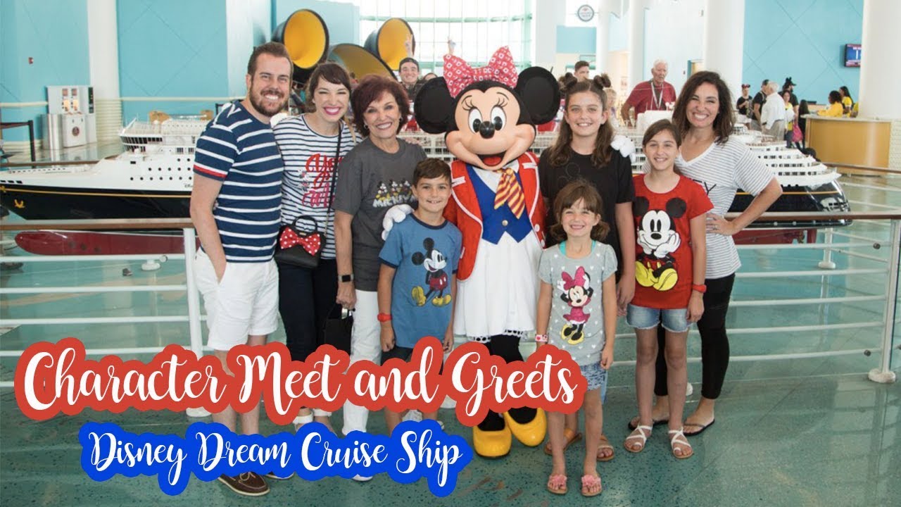 Disney Dream Cruise Character Meet and Greets - YouTube