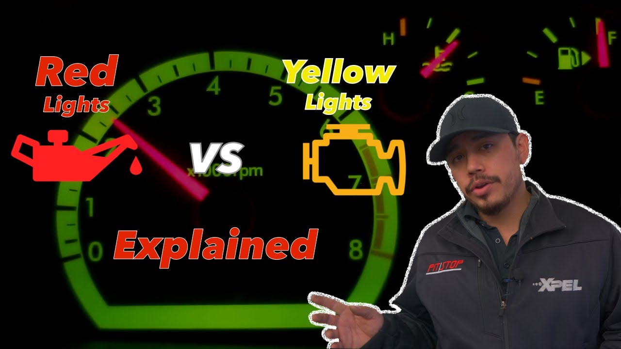 Red VS Yellow Dash Lights Explained/ Dashboard Warning lights /Auto ...