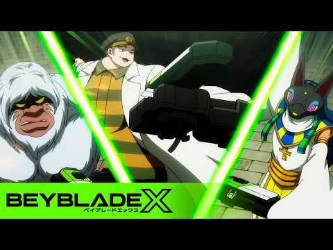 Robin's SCHOKKENDE drie-tegen-één-GEVECHT! | BEYBLADE X EP22 | Officiële clip