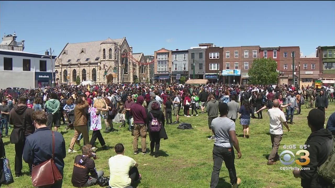 Furnace Party In Brewerytown Draws Large Crowd - YouTube