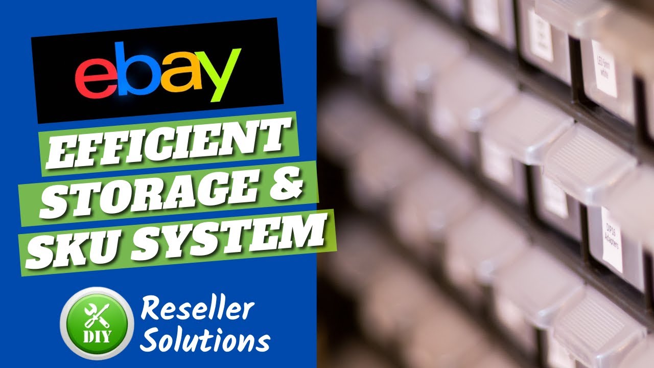 Efficient Shelving & SKU System for your Ebay & Etsy Store. - YouTube