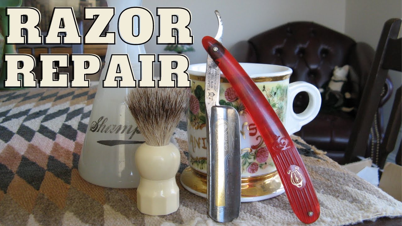 Repairing & Restoring a Chipped Antique Straight Razor: Giving New Life ...