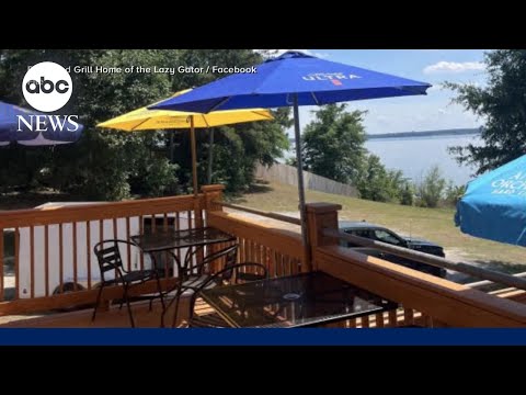 Woman killed by patio umbrella at lakeside restaurant
