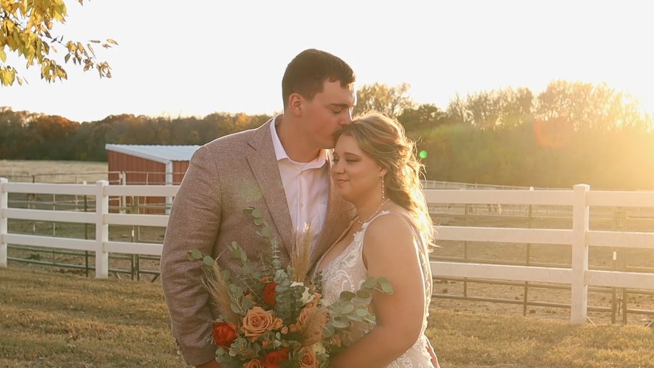 Topeka Wedding // Harris & Jason // Rocking V Ranch - YouTube