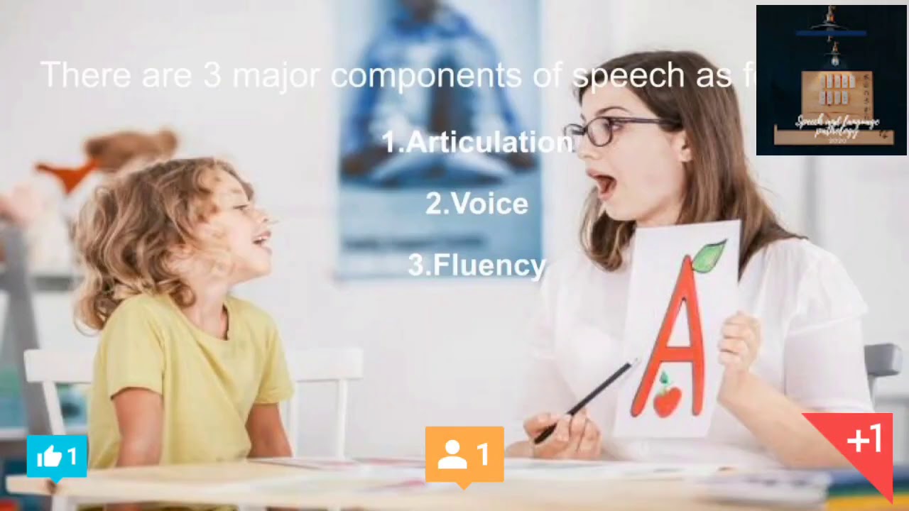 Components of SPEECH| Speech and language pathology - YouTube
