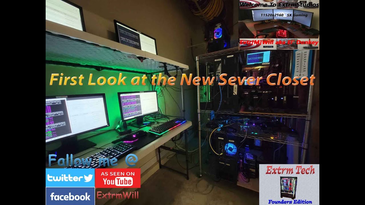First Look at my Finished Sever Closet!!! - YouTube