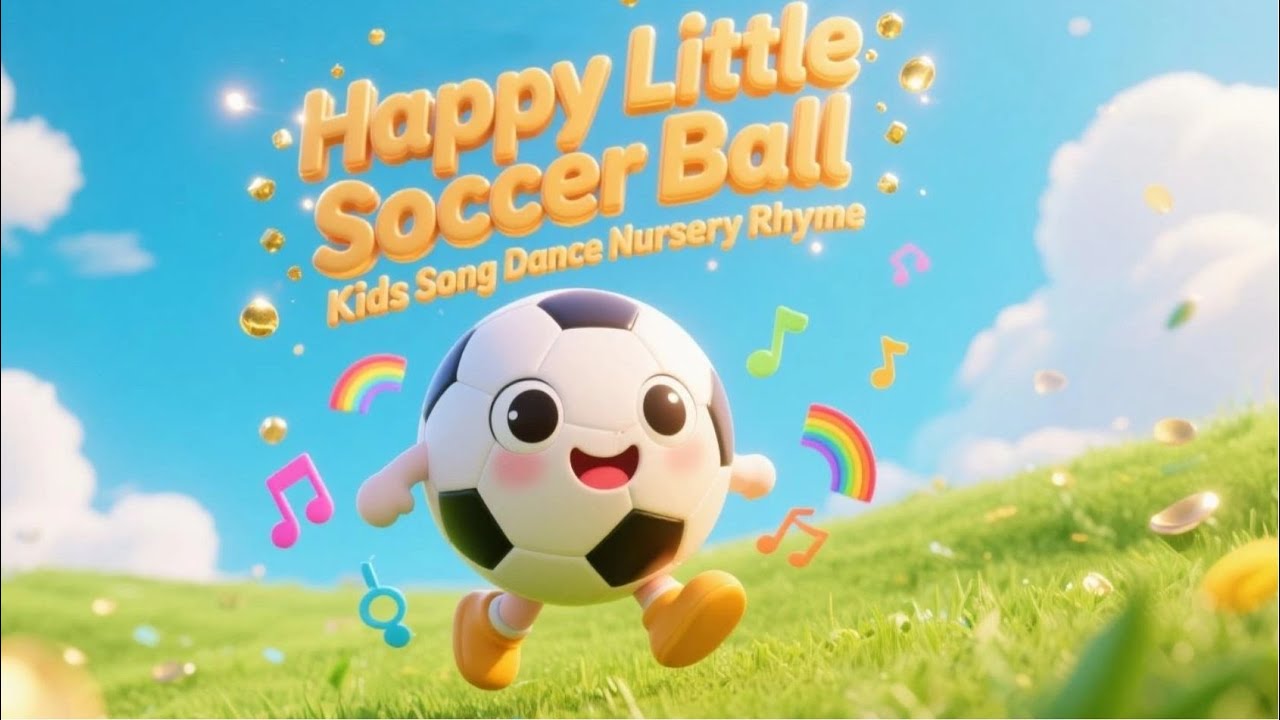 Happy Little Soccer Ball, Kids Song, Dance Nursery Rhyme - YouTube