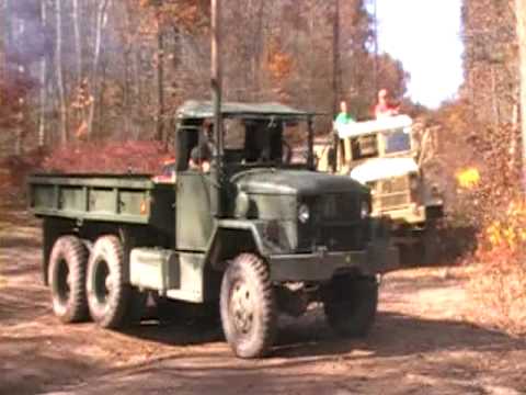 Ed M35a2 Duece and a half Muddin at Rausch Creek 2009 Steel Soldiers ...