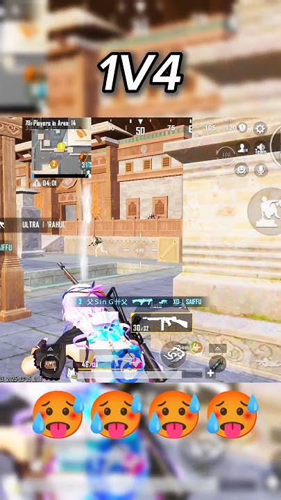 1v4 Clutch Bgmi #shortsfeed #bgmi #viral #ytshorts #1v4 #1vs4 - YouTube