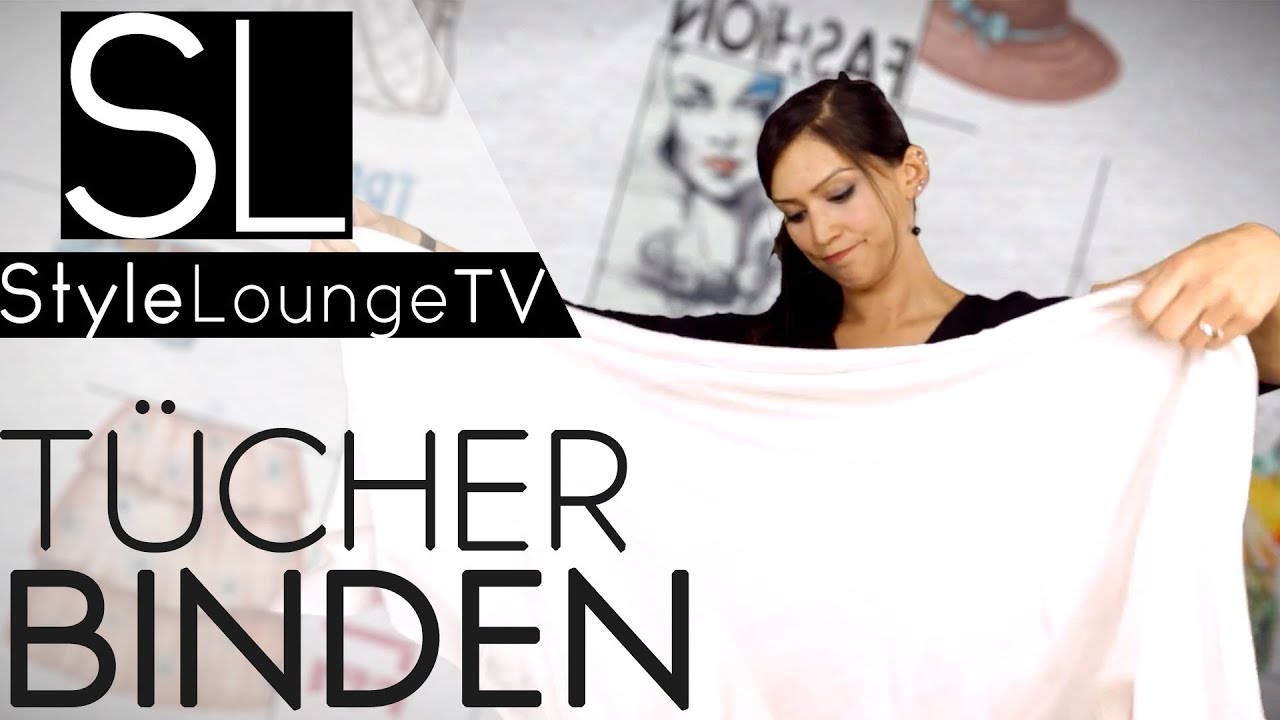 Tuch binden - How to Halstuch binden! #Sevil - YouTube