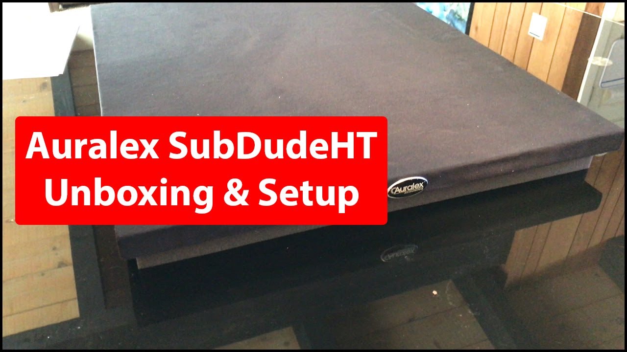 Auralex SubDude-HT | Unboxing & Setup - YouTube