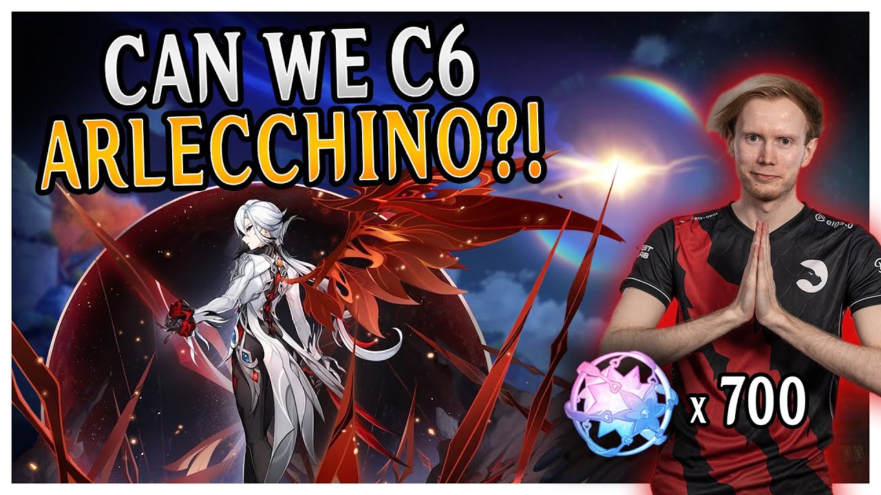 INSANE LUCK! Pulling for C6 Arlecchino + Wep! | Echo Meeres Genshin ...