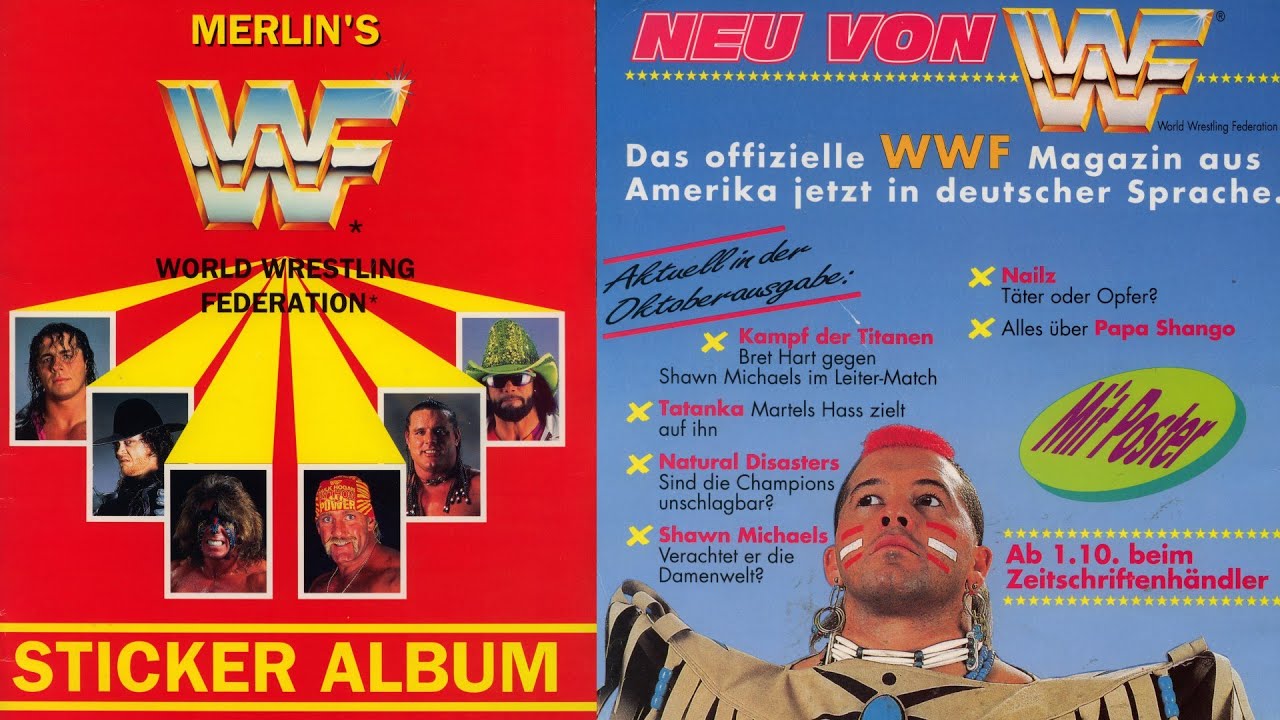 My Complete WWF/WWE Sticker Album Collection from 1992 - YouTube