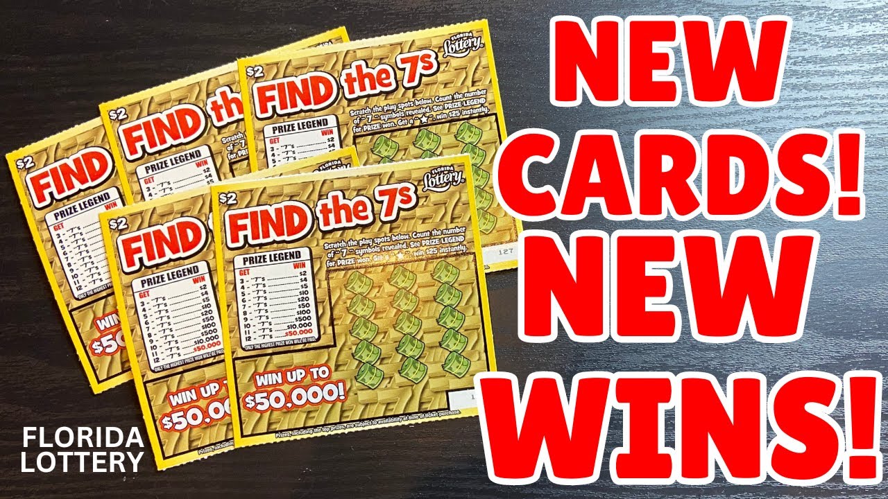 WINS on the NEW 'FIND THE 7's' Florida Scratch Cards! $2 - YouTube