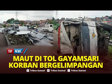 🔴Detik-detik Penyebab Kecelakaan di Tol Gayamsari Semarang, Trailer Rem Blong Ada Korban Tewas