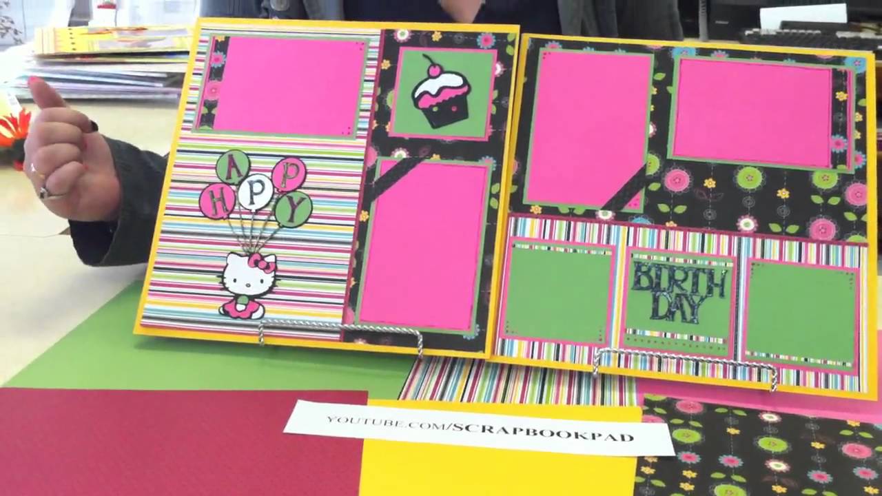 HELLO KITTY LAYOUT - YouTube