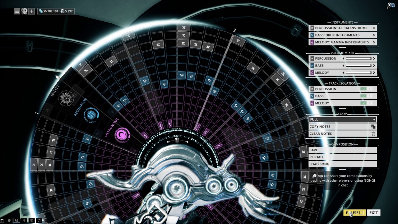 Warframe Mandachord: Vampire Dance Club Theme (Blade) - YouTube