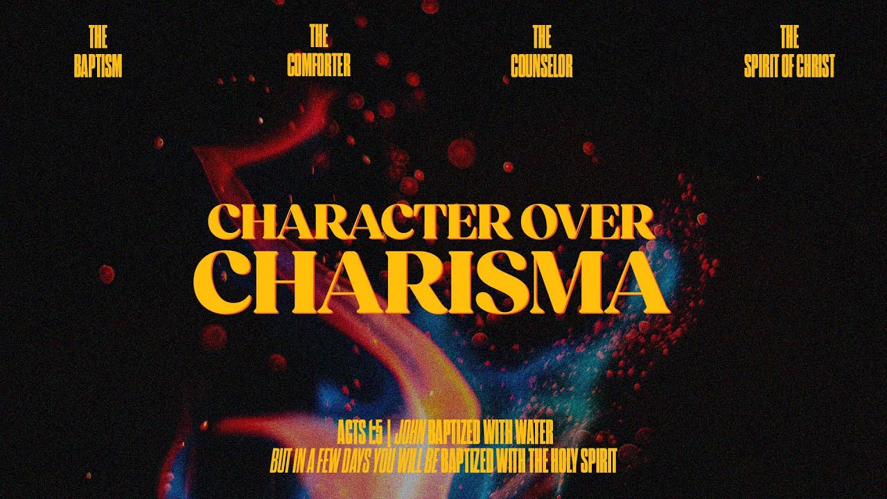 Character over Charisma - YouTube