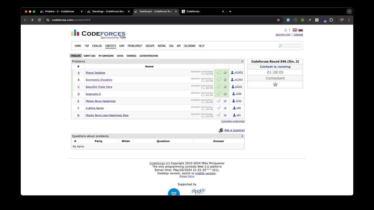 Codeforces Round 946 Div 3 Solution Hints Discussion Youtube